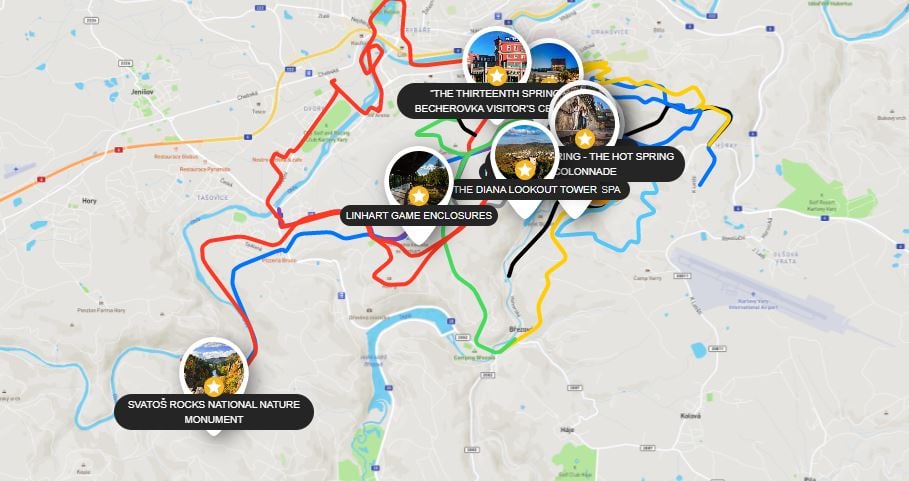 Exploring Karlovy Vary with a city card and SmartGuide tour guide system