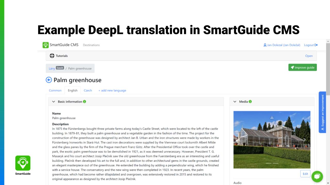 Digital audio guides and the effectiveness of deep learning in travel ...
